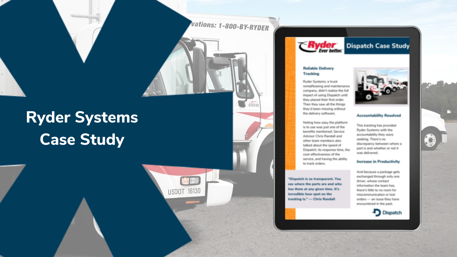 Ryder Systems Case Study | Dispatch